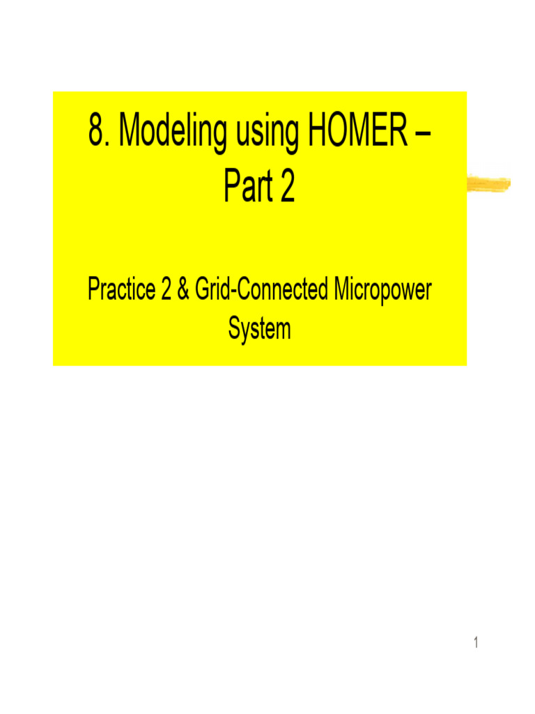 Homer Pro para Simular Minired | PDF | Wind Power | Solar Power