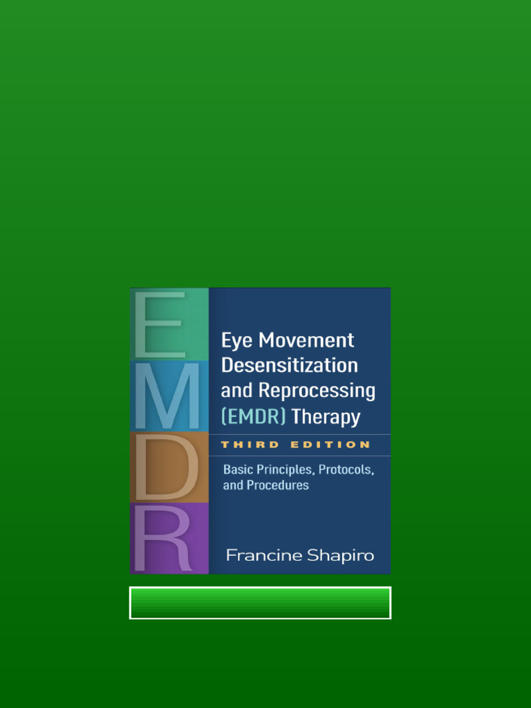 Eye Movement Desensitization And Reprocessing Emdr Therapy Third ...