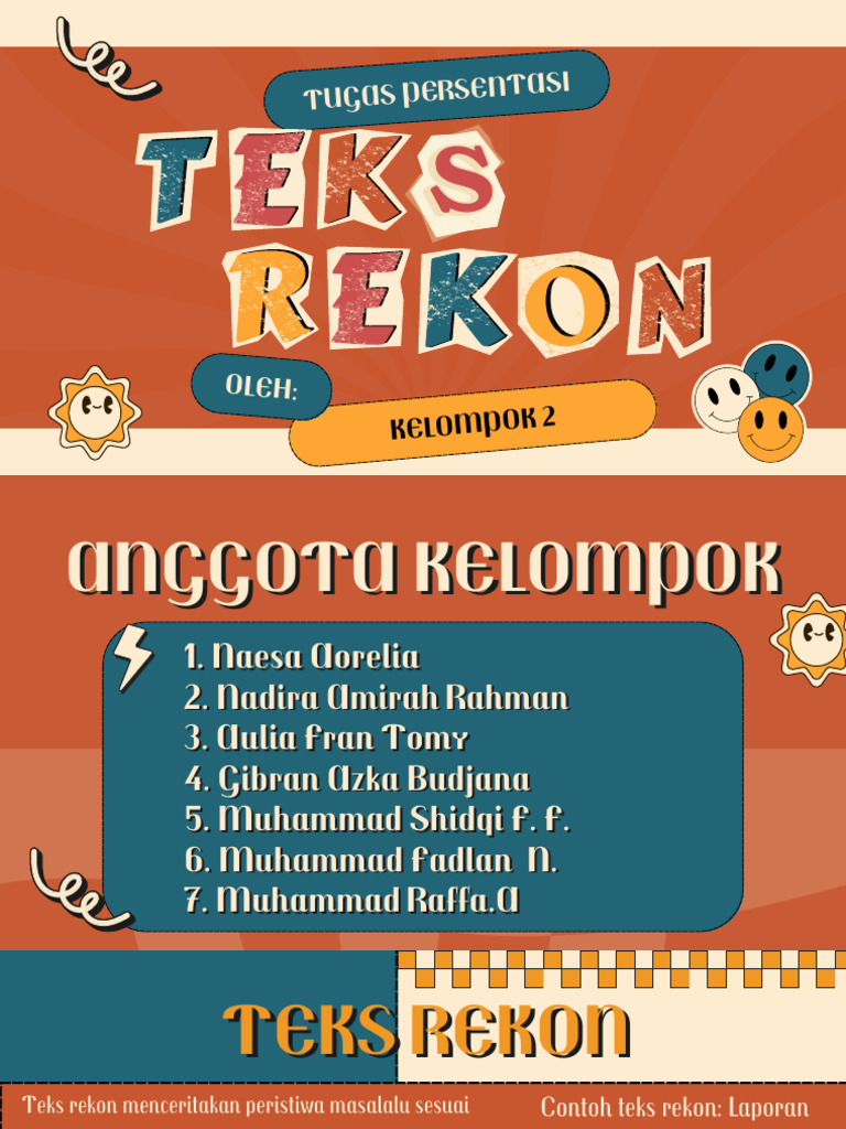 Contoh Teks Rekon Laporan Surat Kabar | PDF