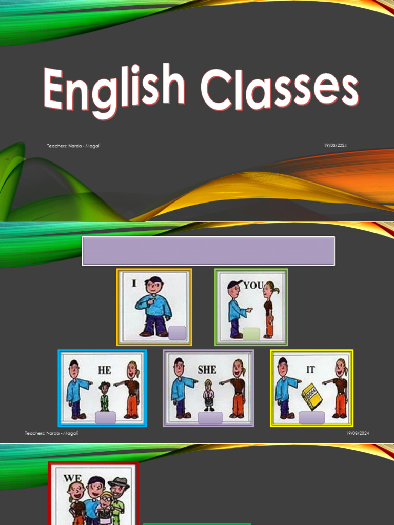 ENGLISH CLASSES - 1st. GRADE 2024 | PDF | Relaciones sintácticas ...