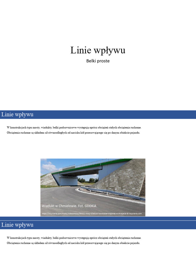 002 MB I Linie Wplywu Belki Proste | PDF