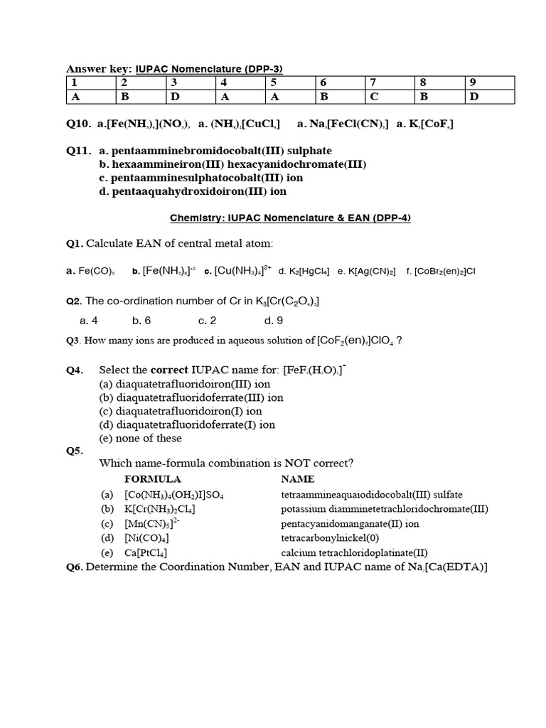DPP 4 | PDF