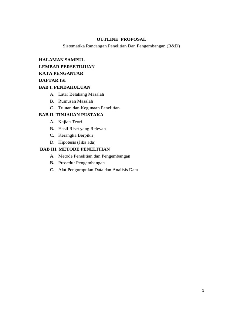 Rancangan Penelitian dan Pengembangan R&D | PDF
