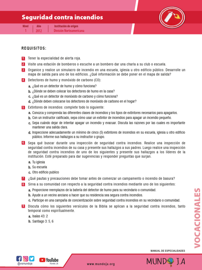 35 Seguridad Contra Incendios Voc | PDF | Incendios