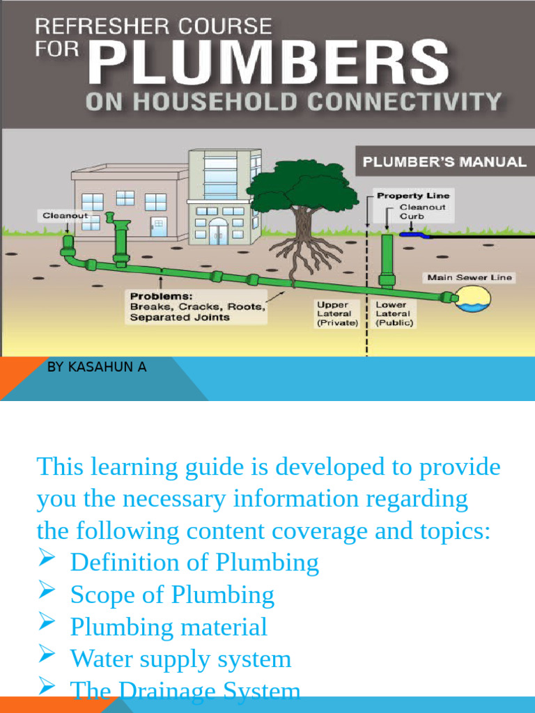 Introduction to Plumbing Basics | PDF | Plumbing | Water Supply