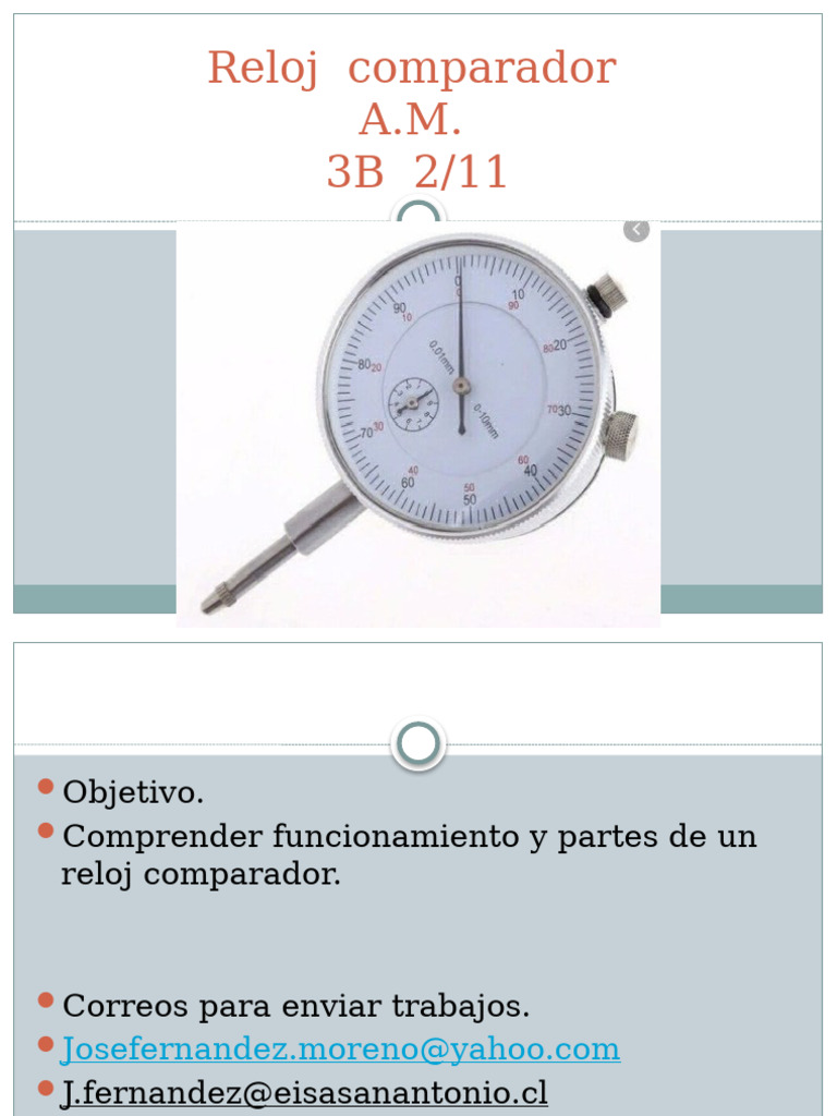 AM 3B Reloj Comparador | PDF