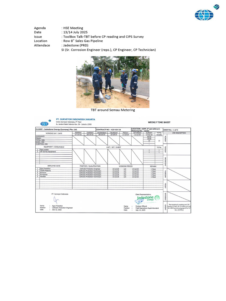 Hse Meeting 250713 - TBT Cips | PDF