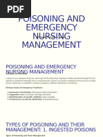 Nursing Care Plan for Poisoning | PDF