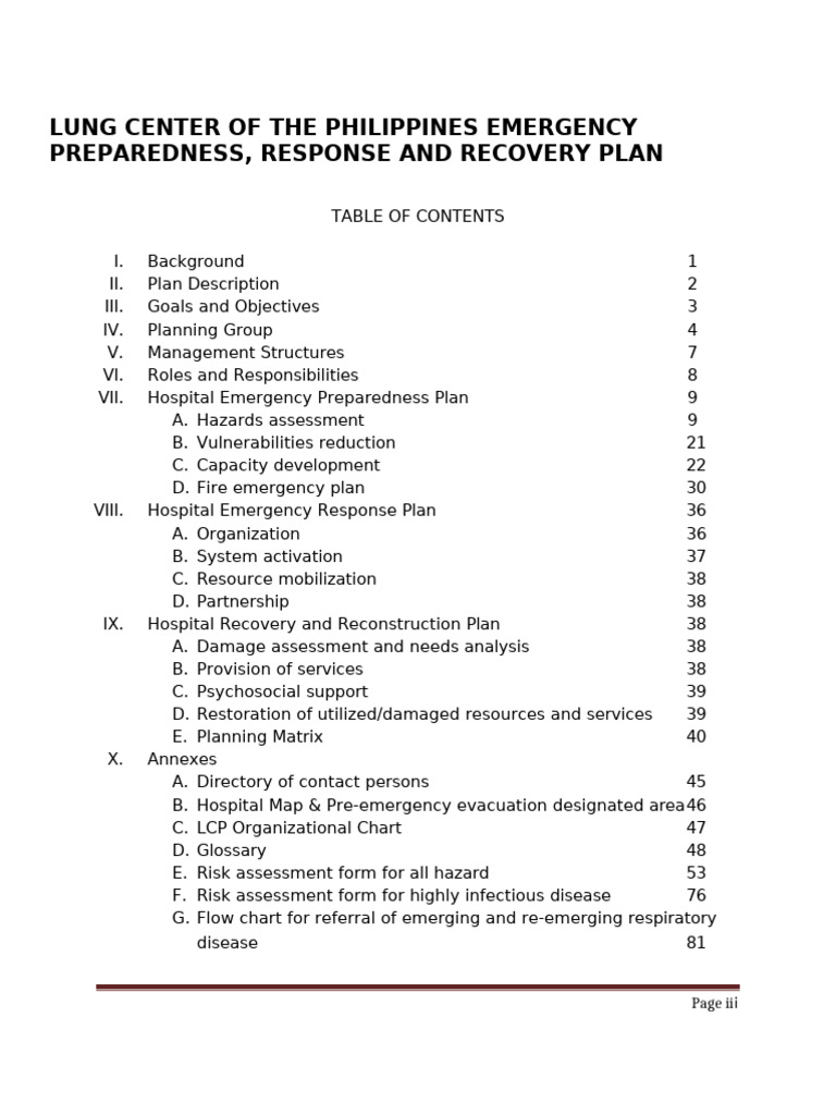 LCP Health Emergency Plan Revised May2014 Final | PDF | Emergency ...