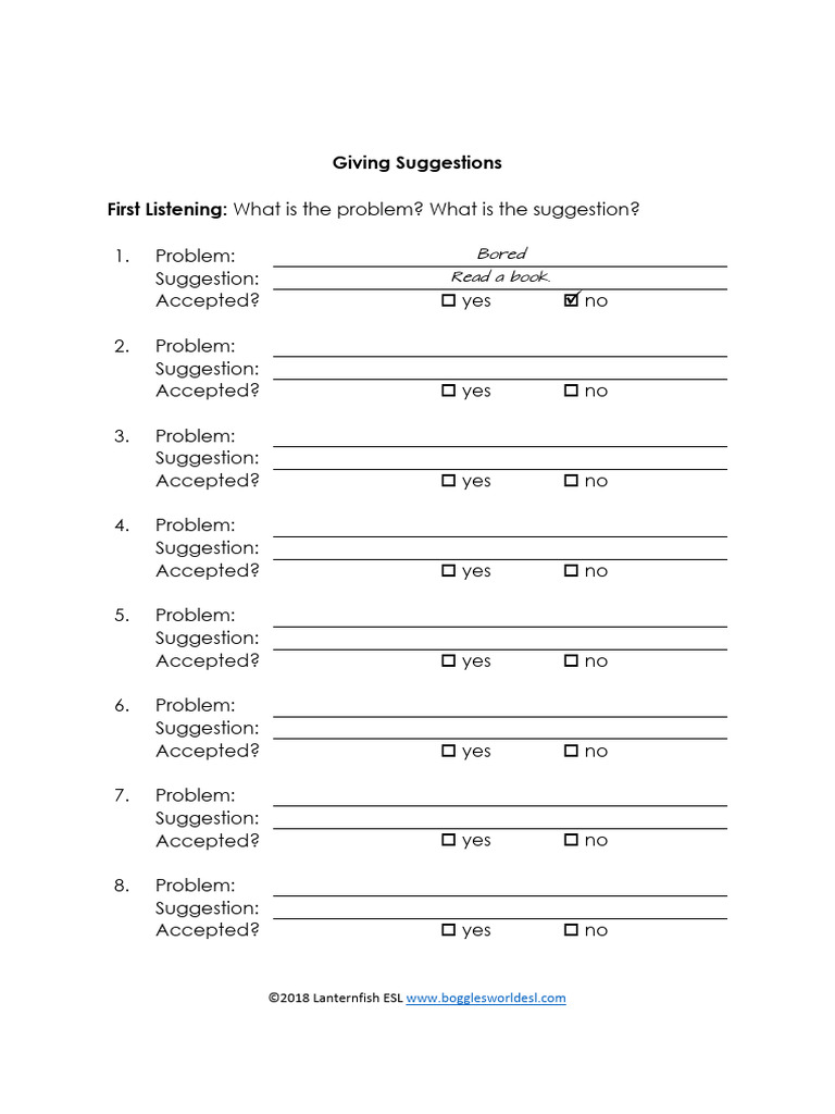 Suggestions for Common Problems | PDF