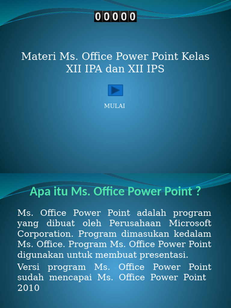 Bahan PowerPoint Kelas XII | PDF