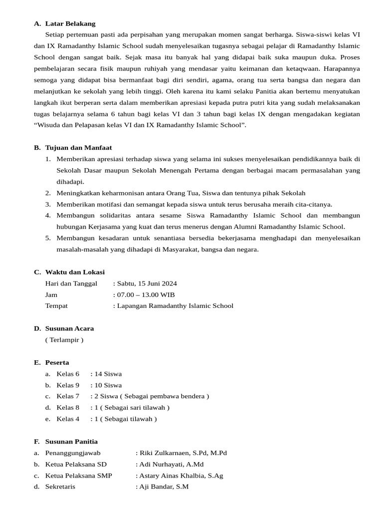 Proposal Wisuda | PDF