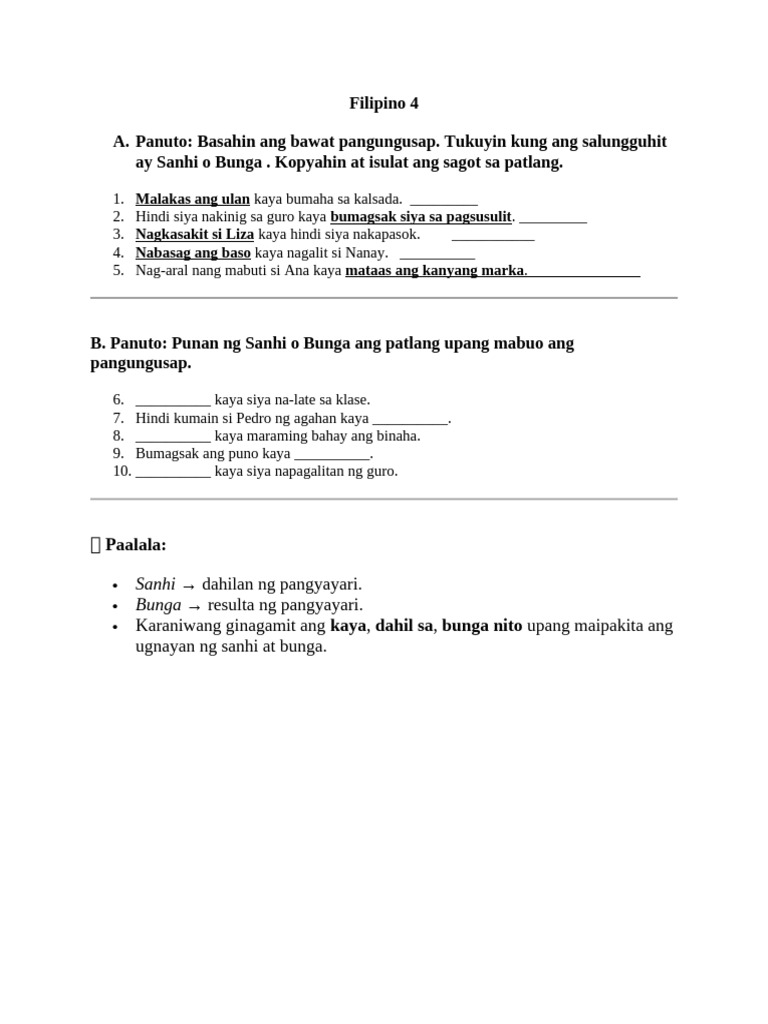 Filipino 4 | PDF