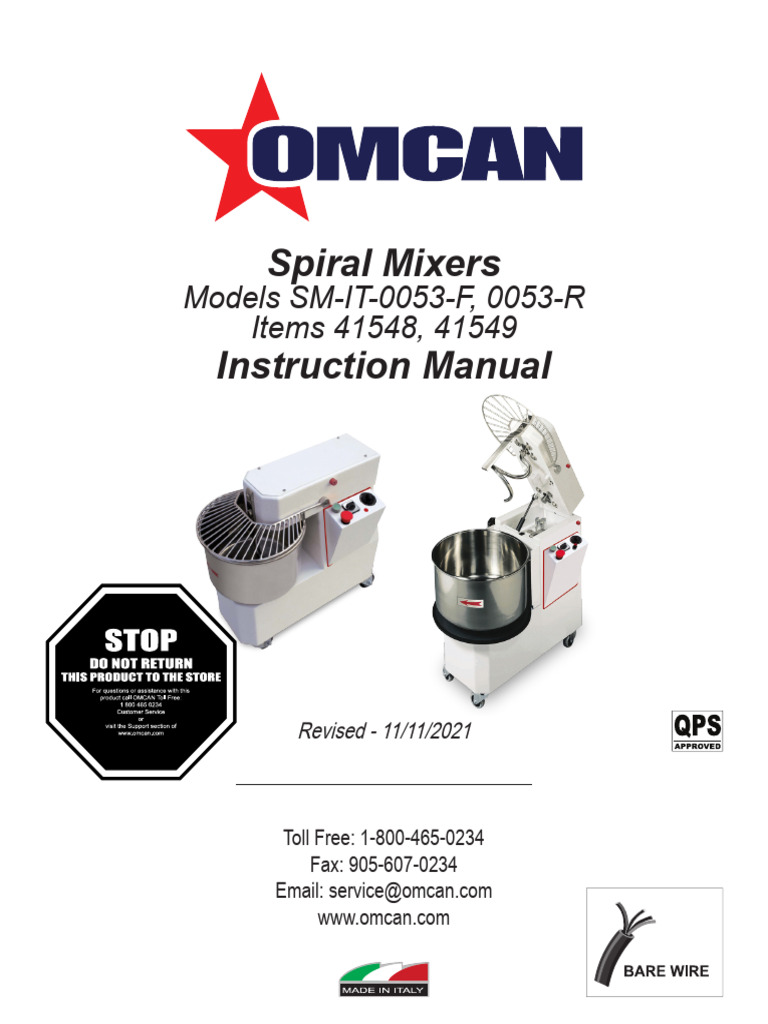 41548-41549 - Pizzagroupmixers Mixers Catalogue | PDF | Axle | Gear
