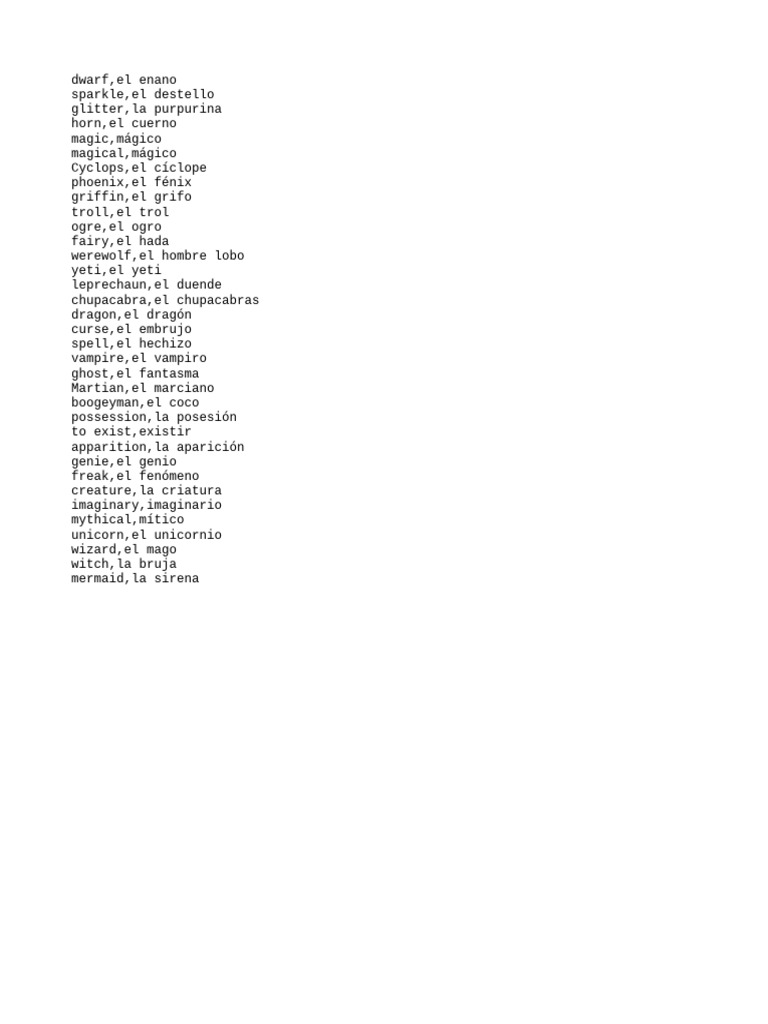 Imaginary Creatures - All | PDF