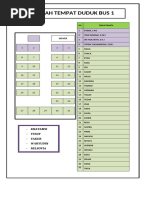 Denah Kursi Bus 50 Seat 2-2 | PDF