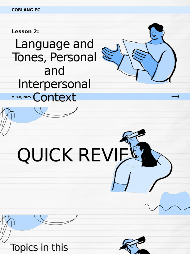 CORLANG EC L2 | PDF | Interpersonal Communication | Communication