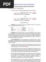 Usufruct Agreement Sample Form | PDF | Property | Ownership
