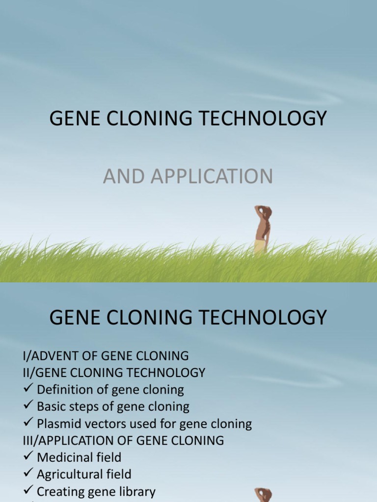 Gene Cloning Technology | PDF | Molecular Cloning | Plasmid