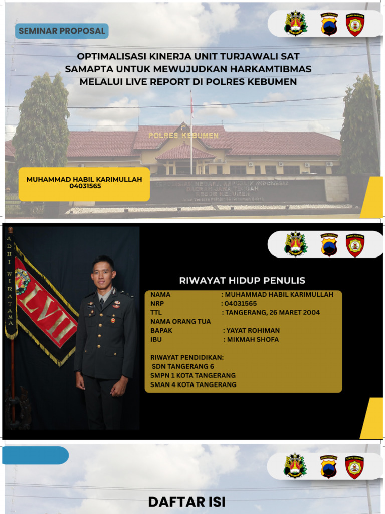 Ppt Proposal m.habil Karimullah | PDF