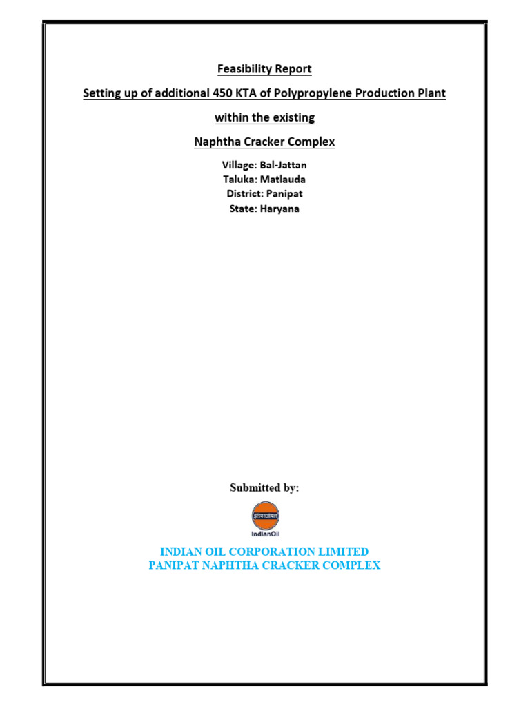 Propylene Production Plant | PDF | Cracking (Chemistry) | Chemical Reactor