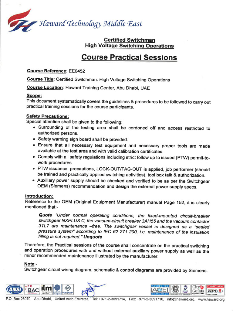 Practical Sessions Guidelines | PDF