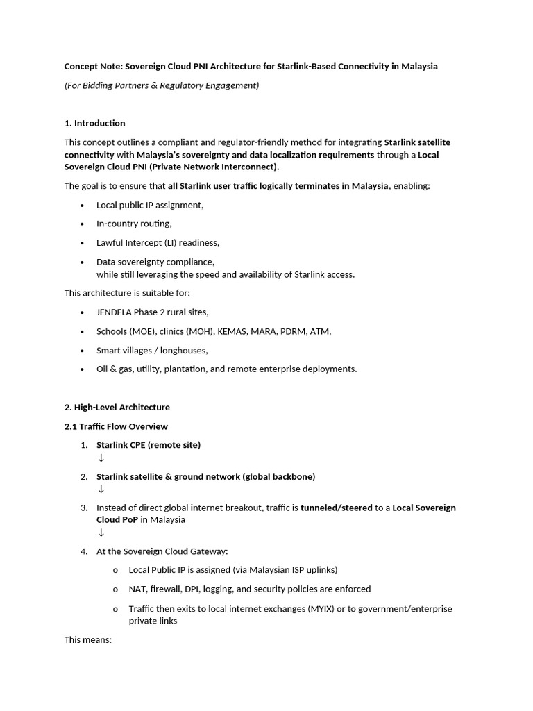 Cloud PNI Concept Note | PDF | Cloud Computing | Computer Network