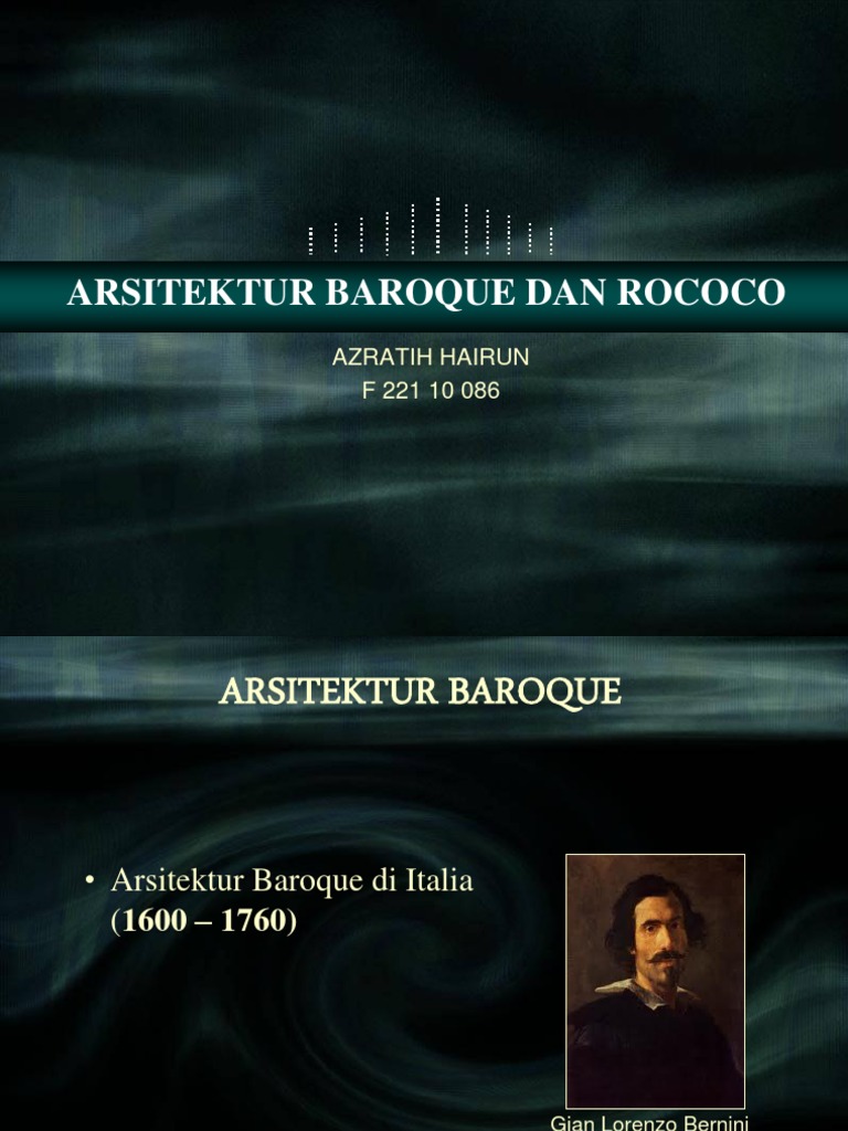 Arsitektur Baroque Dan Rococo | PDF