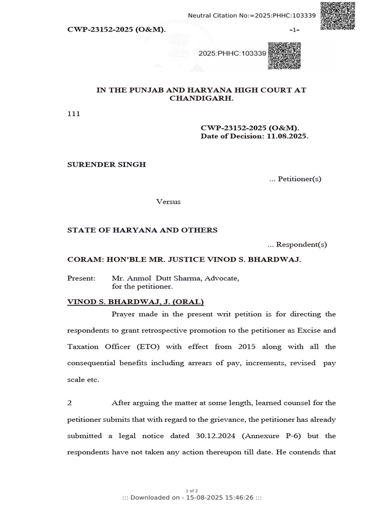CWP 23152 2025 11 08 2025 Final Order | PDF