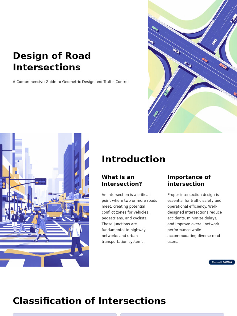 Design of Road Intersections | PDF | Traffic | Interchange (Road)