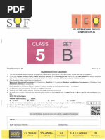 IEO Class1 2025-26 SetB | PDF