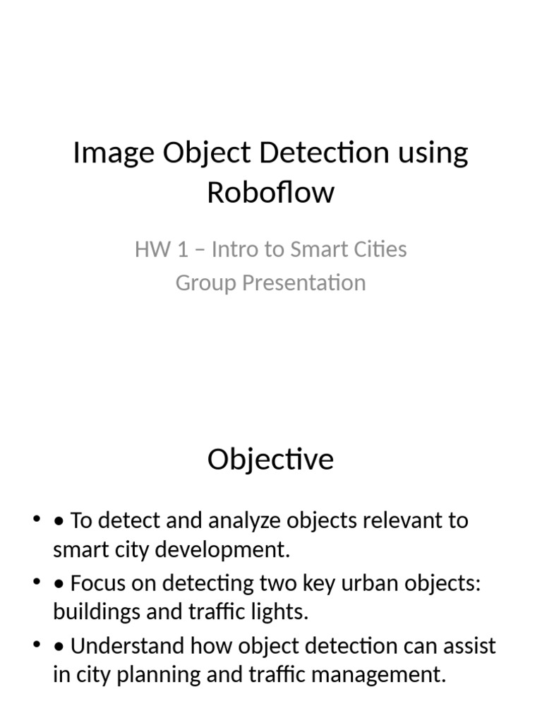 Object Detection for Smart Cities | PDF | Accuracy And Precision ...