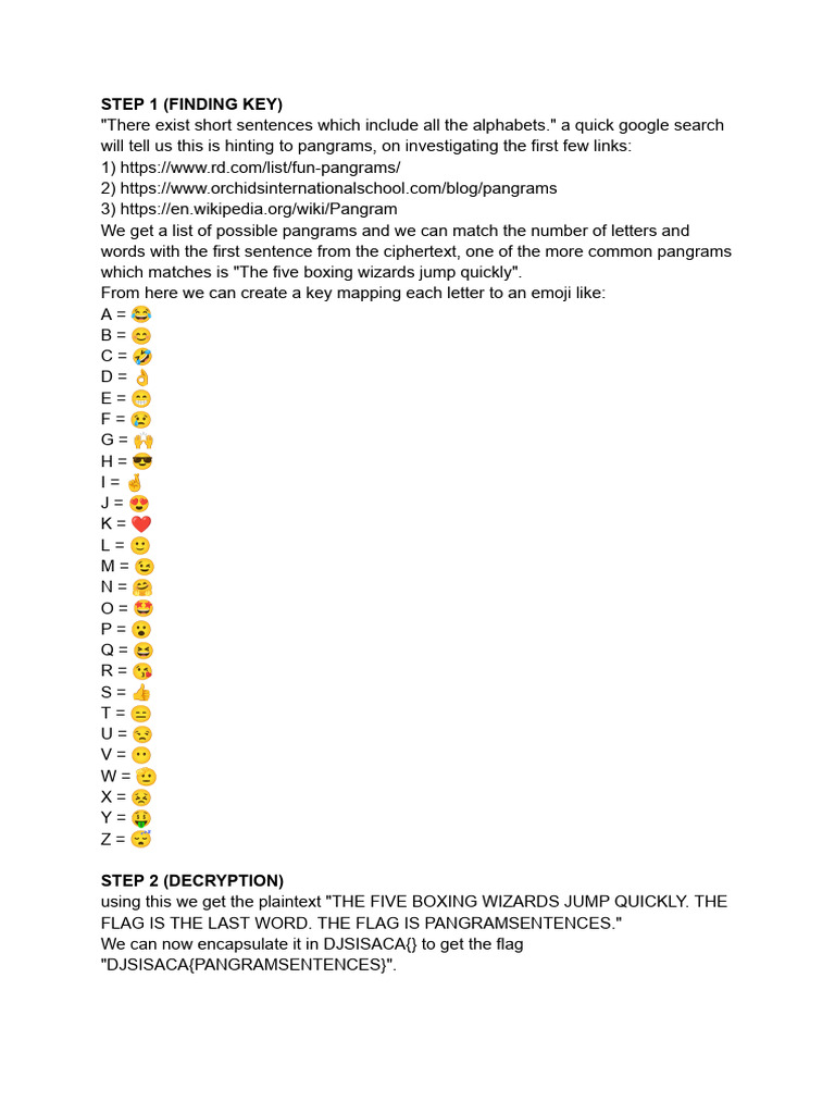 Writeup Emojimadness | PDF