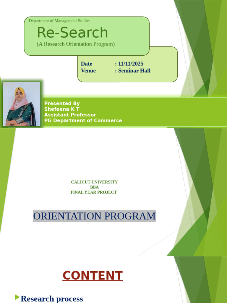 Final Year Project Orientation Guide | PDF | Thesis | Methodology