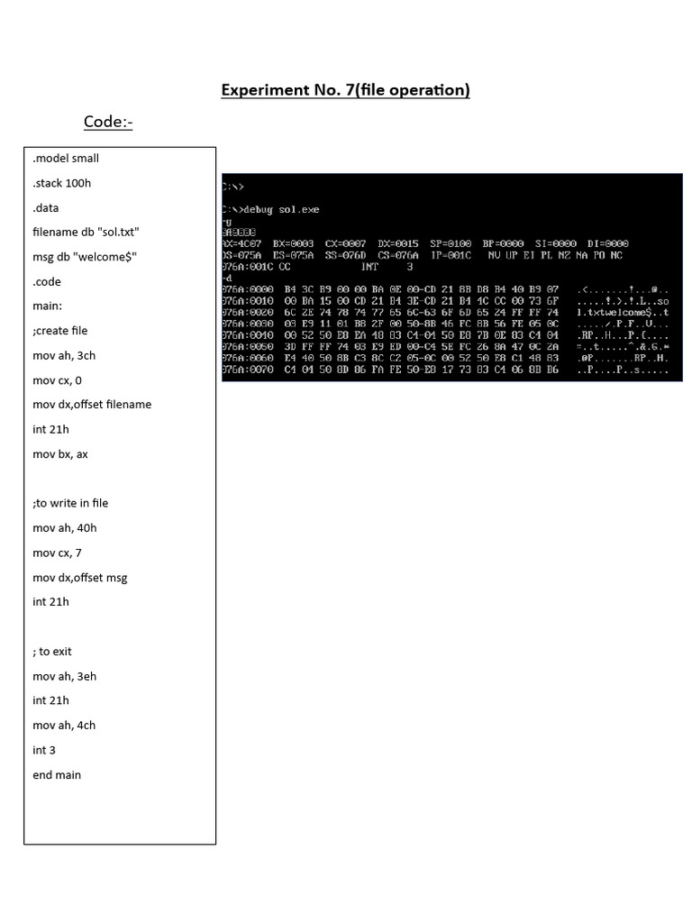 Experiment No .7 | PDF