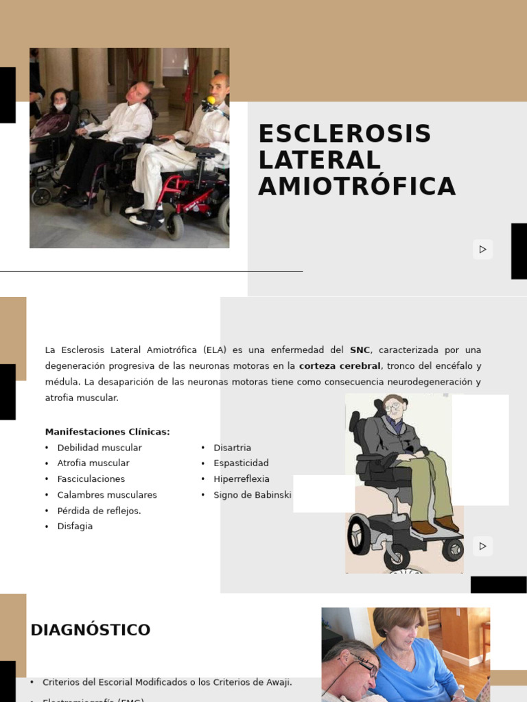 Esclerosis Lateral Amiotrofica[1] | PDF | Sistema nervioso ...