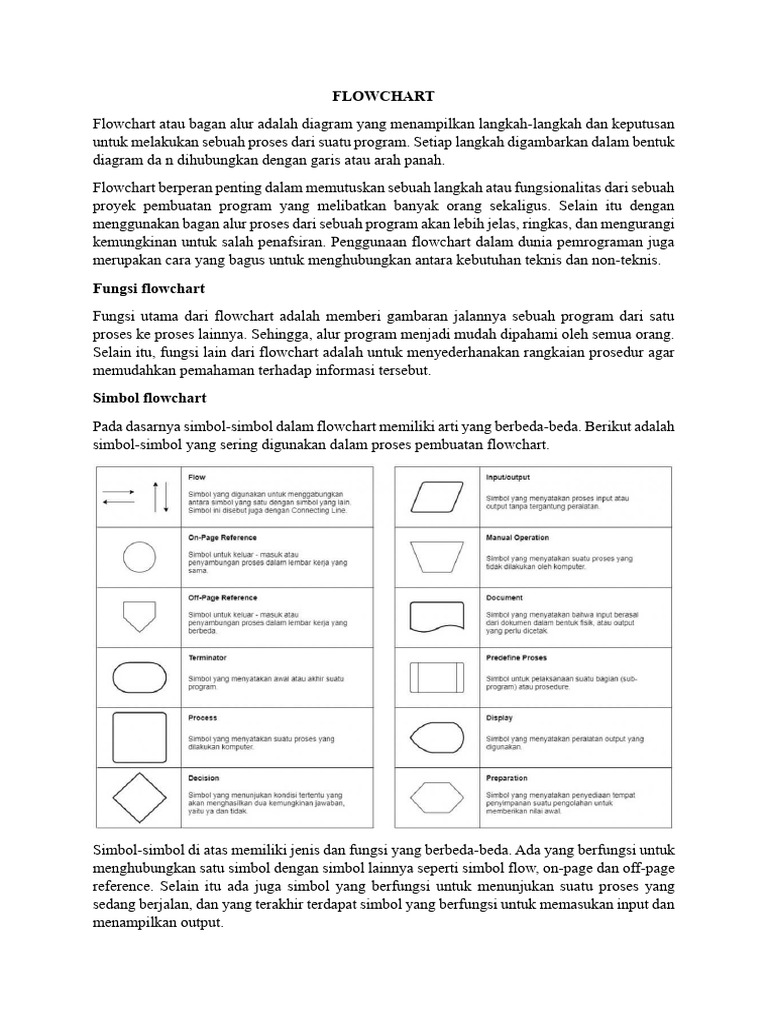 Panduan Membuat Flowchart dengan Draw.io | PDF