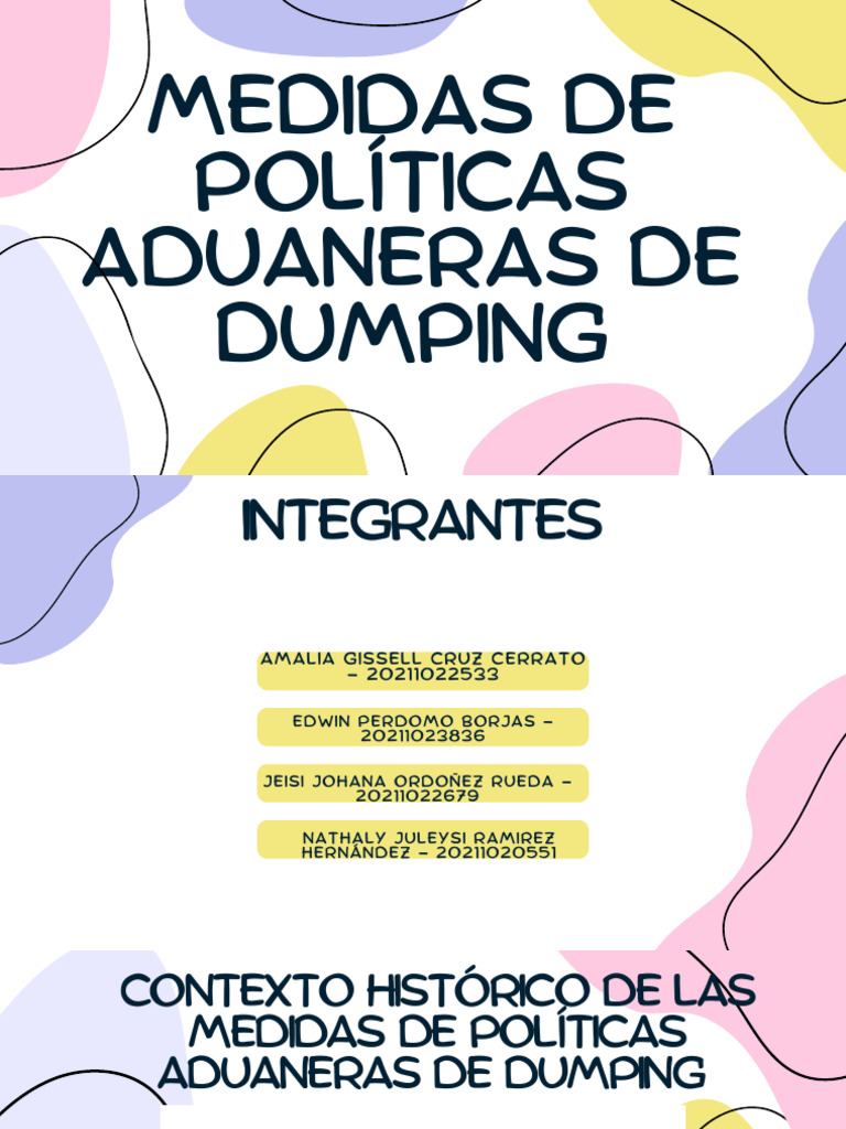 DUMPING | PDF | Dumping (política de precios) | Política