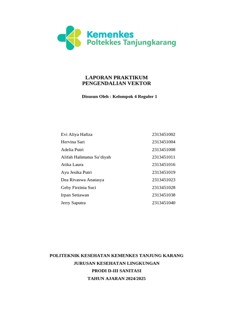 Laprak P.vektor Kel 4 | PDF