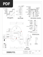 Proposed Swimming Pool Structural Details | PDF