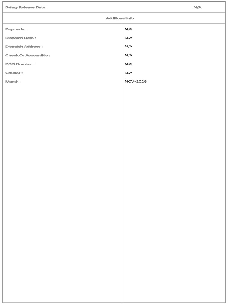 Salary Release | PDF