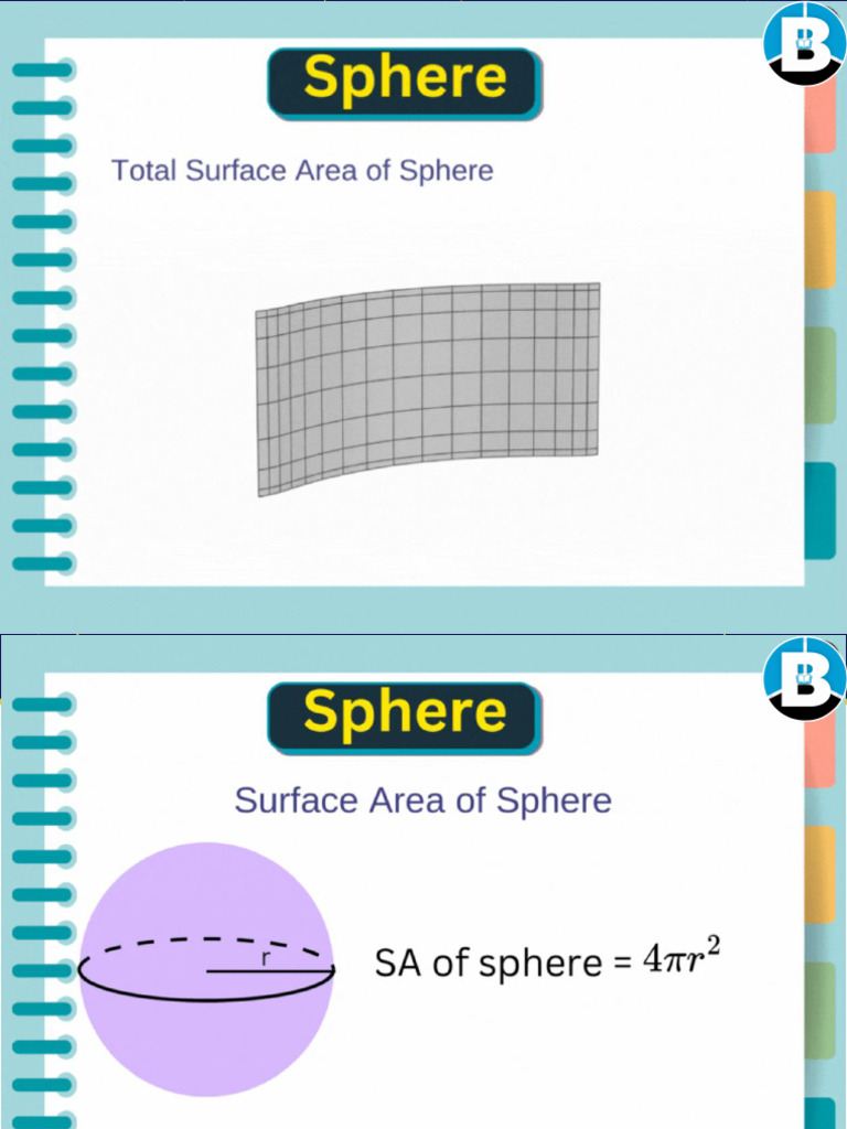 Grade 8 - Math - Mensuration - Sphere - Cone - Frustum | PDF