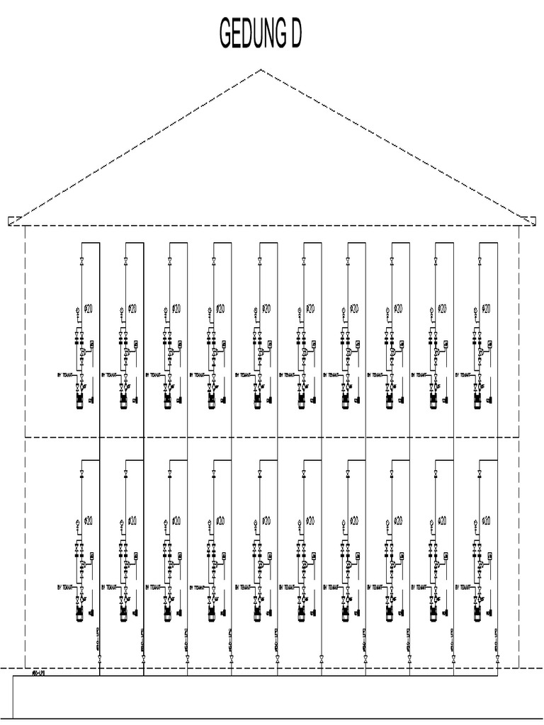 M-1105.p1 - Single Line Diagram LPG System Phase-1-Model 2 | PDF