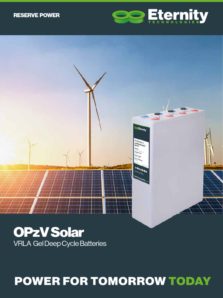 Opzv Solar Battery Brochure 21.05.24 Lo Res | PDF | Electric Power ...