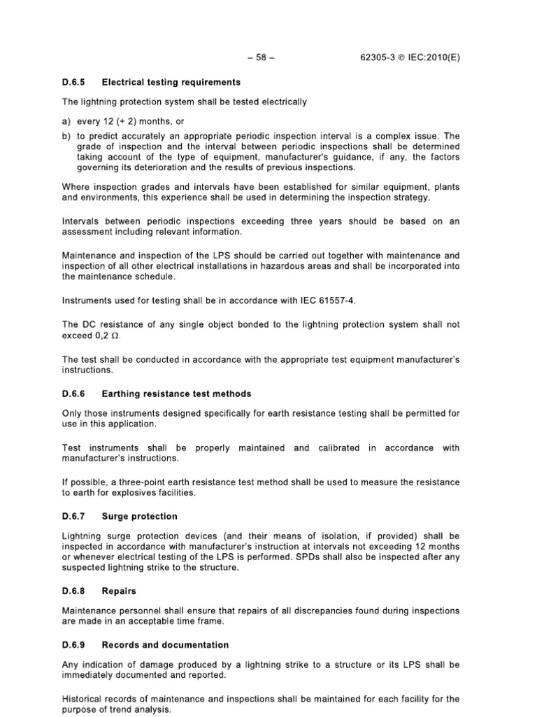 Down Conductor Resistance Pdf