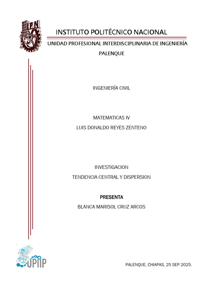 Tendencia Central y Dispercion | PDF | Dispersión estadística | Modo ...
