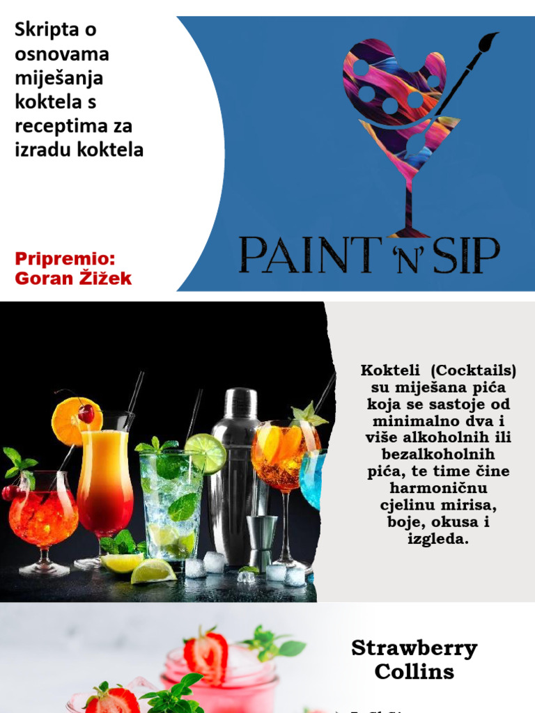 Paint n Sip Kokteli Skripta | PDF