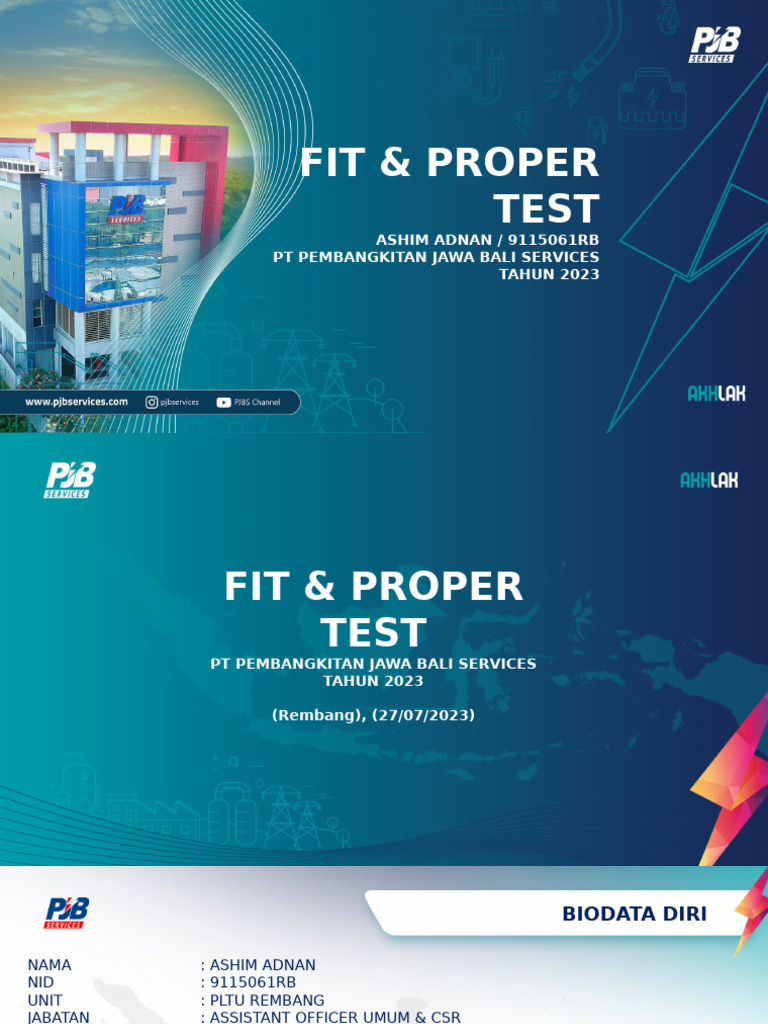 Fit & Proper SPV-D Ash | PDF
