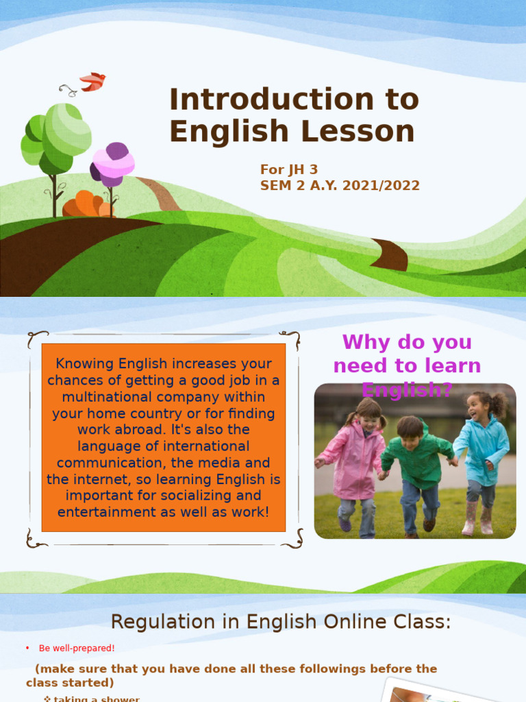 English Learning Guide for JH 3 Students | PDF | Linguistics | Grammar