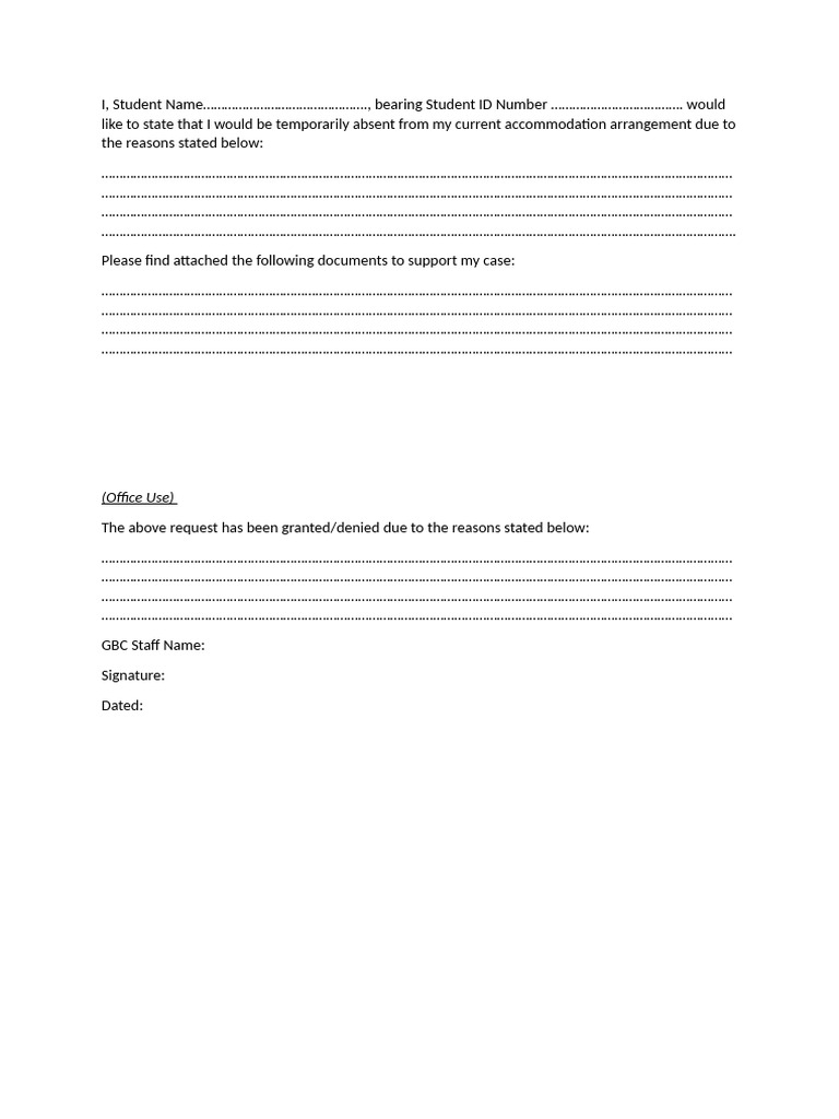 International Students Under 18 Overnight Accomodation Consent Form | PDF